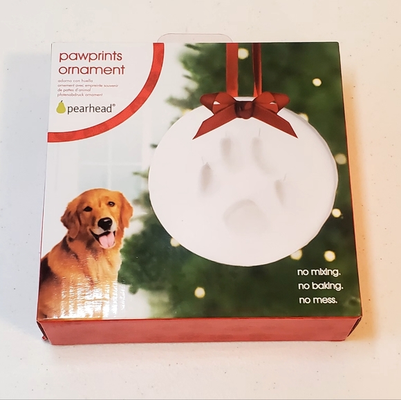 Pearhead | Holiday | New Pearhead Pawprints Ornament | Poshmark